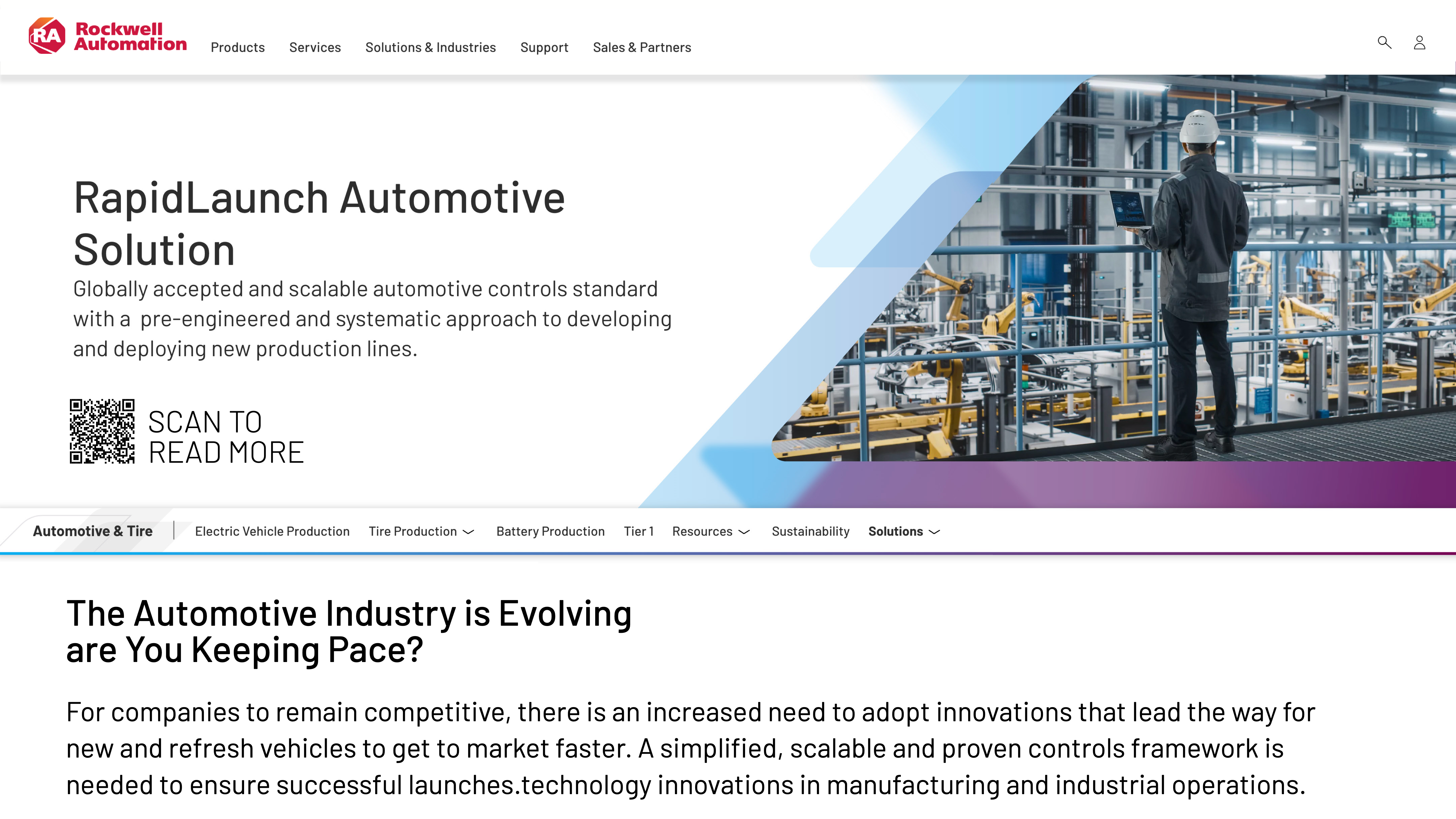 Rockwell Automation - RapidLaunch Automotive Solution